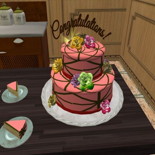 Second Life Marketplace - Congratulations Cake v.2